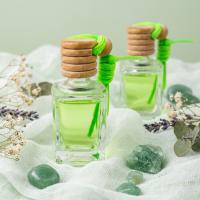 China Anding Stock Mini 10ml Car Diffuser Bottle Refill Luxury Empty Glass Hanging Car Perfume Diffuser Bottle for sale