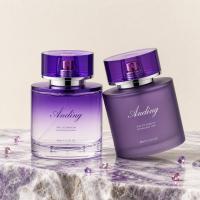 China Anding Custom Manufacturer Flat Luxury Premium Crimp Neck Spray Empty Glass 80ml Perfume Bottle for sale