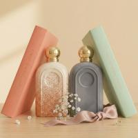 China Anding Flat Premium Refillable Spray Luxury Empty Glass 100ml Custom Perfume Bottle Manufacturer for sale