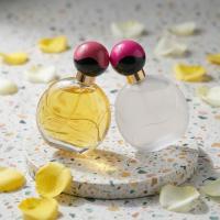 China Anding Manufacturer Custom Logo Design Premium Refillable Spray Luxury Empty Glass 50ml Perfume Bottle for sale