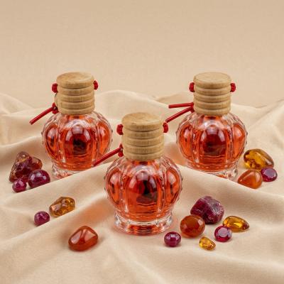 China Anding Mini 8ml Automatic Diffuser Refill High Quality Luxury Glass Empty Hanging Car Perfume Diffuser Bottle for sale