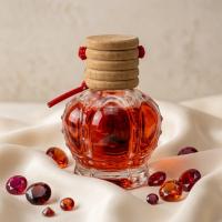 China Anding Mini 8ml Automatic Diffuser Refill High Quality Luxury Glass Empty Hanging Car Perfume Diffuser Bottle for sale