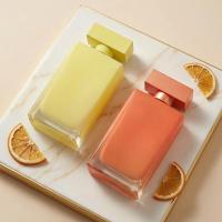 China Anding Bulk Custom Color High Quality 100ml Rectangle Luxury Empty Glass Perfume Spray Bottle for sale