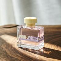 China Anding 130ml Square Custom Empty Fragrance Aromatherapy Bottle Home Room Reed Diffuser Bottles Luxury Glass for sale