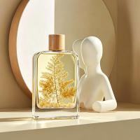 China Anding Stock 560ml Flat Home Room Large Aromatherapy Bottle Custom Empty Luxury Glass Reed Diffuser Bottle for sale