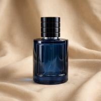 China Anding Manufacturer Bulk Customizable 60ml Cylinder Refill Mist High Quality Luxury Glass Empty Perfume Bottle for sale