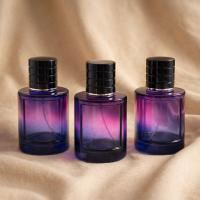 China Anding Manufacturer Bulk Customizable 60ml Cylinder Refill Mist High Quality Luxury Glass Empty Perfume Bottle for sale