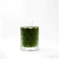 China Anding 230ml Cylinder Custom Empty Room Fragrance Aromatherapy Bottle Home Glass Reed Diffuser Bottle Luxury for sale