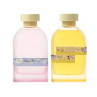 China Anding 200ml Large Flat Home Room Fragrance Bottle Custom Empty Luxury Aromatherapy Reed Diffuser Glass Bottle for sale