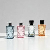 China Anding 190ml Cylinder Home Room Aroma Diffuser Bottle Custom Empty Glass Luxury Aromatherapy Fragrance Reed Diffuser Bottle for sale