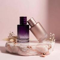 China Anding Supplier Custom Design Premium Refillable Spray 50ml Cylinder Empty Glass Perfume Bottle for sale