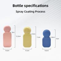 China Skincare Bottle Set Empty Glass Pump Cosmetic Lotion Cream Body Oil Round Cap for sale