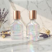 China Anding Wholesale Supplier Custom Design 50ml Flat Screw on Neck Premium Refillable Spray Luxury Empty Glass Perfume Bottle for sale