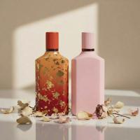 China Anding Manufacturer 100ml Flat Wholesale  Custom Printing Premium Refillable Spray Empty Glass Perfume Bottle for sale