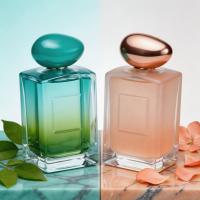 China Anding Manufacturer Colorful Custom High Quality Spray Luxury Glass Empty Rectangle 100ml Perfume Bottle for sale
