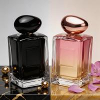 China Anding Manufacturer Colorful Custom High Quality Spray Luxury Glass Empty Rectangle 100ml Perfume Bottle for sale