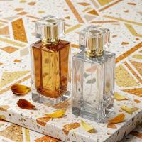 China Anding Rectangle Manufacturer Customizable Empty High Quality Spray Luxury Glass 100ml Perfume Bottle for sale