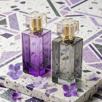 China Anding Rectangle Manufacturer Customizable Empty High Quality Spray Luxury Glass 100ml Perfume Bottle for sale