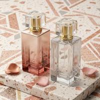 China Anding Rectangle Manufacturer Customizable Empty High Quality Spray Luxury Glass 100ml Perfume Bottle for sale