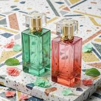 China Anding Rectangle Manufacturer Customizable Empty High Quality Spray Luxury Glass 100ml Perfume Bottle for sale