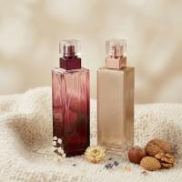 China Anding Manufacturer Custom Printing Crimp High Quality Spray Luxury Empty Glass 100ml Perfume Bottle for sale