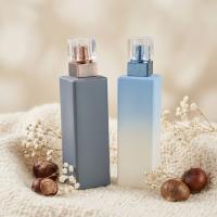 China Anding Manufacturer Custom Printing Crimp High Quality Spray Luxury Empty Glass 100ml Perfume Bottle for sale
