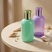 China Anding Supplier Custom Printing 100 ml Cylinder High End Refillable Spray Luxury Empty Glass Perfume Bottle for sale