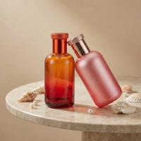 China Anding Supplier Custom Printing 100 ml Cylinder High End Refillable Spray Luxury Empty Glass Perfume Bottle for sale