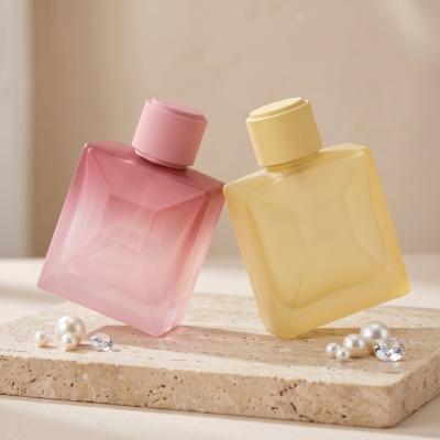 China Anding Manufacturer Custom Printing High Quality Crimp Neck Spray Luxury Glass Empty 80ml Perfume Bottle for sale