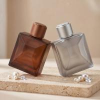China Anding Manufacturer Custom Printing High Quality Crimp Neck Spray Luxury Glass Empty 80ml Perfume Bottle for sale