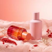 China Anding Manufacturer Custom Printing 100ml Crimp Cylinder Premium Refillable Spray Luxury Empty Glass Perfume Bottle for sale