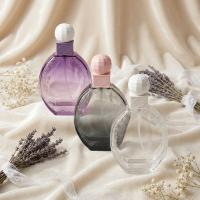 China Anding Wholesale Supplier 50ml 120ml Flat Custom Design Premium Refillable Spray Luxury Empty Glass Perfume Bottle for sale