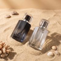 China Anding Supplier Custom Design 100ml Cylinder Premium Refillable Spray Luxury Empty Glass Perfume Bottle for sale