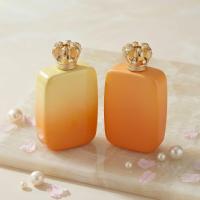 China Anding Supplier 100ml Flat Custom Design Premium Refillable Spray Luxury Empty Glass Perfume Bottle for sale