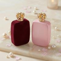China Anding Supplier 100ml Flat Custom Design Premium Refillable Spray Luxury Empty Glass Perfume Bottle for sale