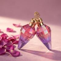 China Anding Supplier Premium Custom 90ml Rhombus Refillable Spray Luxury Empty Glass Perfume Bottle for sale