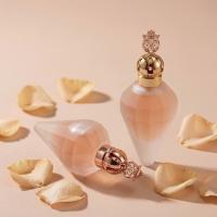 China Anding Supplier Premium Custom 90ml Rhombus Refillable Spray Luxury Empty Glass Perfume Bottle for sale