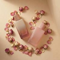 China Anding Manufacturer Bulk Custom Printing Crimp Refill Mist 100ml Rectangle High Quality Luxury Glass Empty Perfume Bottle for sale
