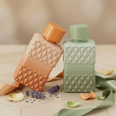 China Anding Supplier Wholesale Custom Design 75ml Rectangle Premium Refillable Spray Luxury Empty Glass Perfume Bottle for sale