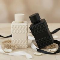 China Anding Supplier Wholesale Custom Design 75ml Rectangle Premium Refillable Spray Luxury Empty Glass Perfume Bottle for sale
