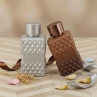 China Anding Supplier Wholesale Custom Design 75ml Rectangle Premium Refillable Spray Luxury Empty Glass Perfume Bottle for sale