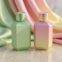 China Anding Supplier Custom Printing 100 ml Rectangle  High End Refillable Spray Luxury Empty Glass Perfume Bottle for Perfume for sale