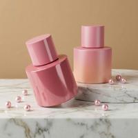 China Anding Supplier Custom Printing Premium 100 ml Cylinder Refillable Spray Luxury Empty Glass Perfume Bottle for sale