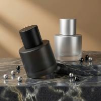 China Anding Supplier Custom Printing Premium 100 ml Cylinder Refillable Spray Luxury Empty Glass Perfume Bottle for sale
