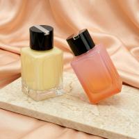China Anding Wholesale Supplier Custom Printing Luxe 100ml Square Premium Refillable Spray Empty Glass Perfume Bottle for sale