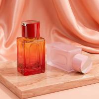 China Anding Wholesale Supplier Custom Printing Luxe 100ml Square Premium Refillable Spray Empty Glass Perfume Bottle for sale
