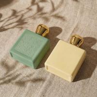 China Anding Supplier High Quality Custom Design Refillable Spray 100ml Square Empty Glass Perfume Bottle for sale