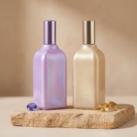China Anding Manufacturer Custom Design Printing 100ml Rectangle Luxury Premium Refillable Spray Empty Glass Perfume Bottle for sale