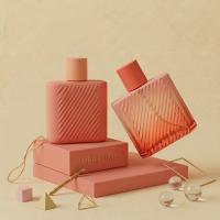 China Anding 100ml Wholesale Custom Design Printing High Quality Square Refillable Luxury Spray Glass Empty Perfume Bottle for sale