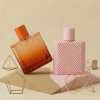 China Anding 100ml Wholesale Custom Design Printing High Quality Square Refillable Luxury Spray Glass Empty Perfume Bottle for sale